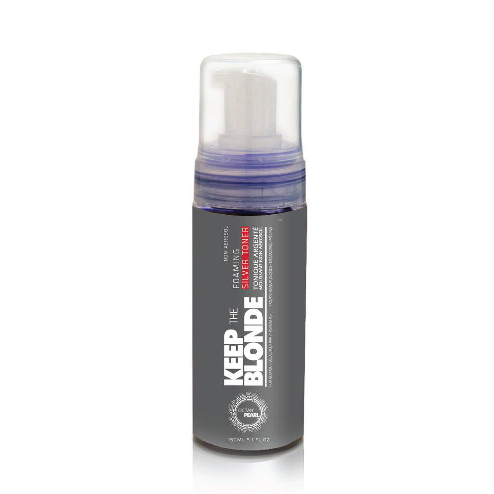 Silver foaming Mousse toner MAGIC BLOND keep the blonde for blonde hair ...
